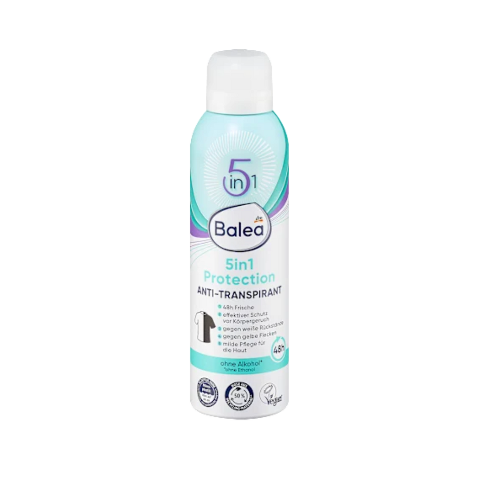 Balea Antiperspirant deodorant spray Protection 5in1, 200 ml – Balea ...